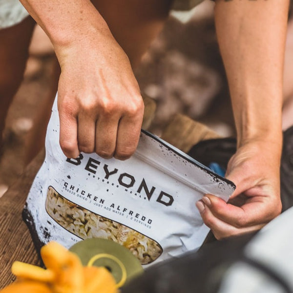 Chicken Alfredo Pouch by Beyond Outdoor Meals (710 calories, 2 serving ...