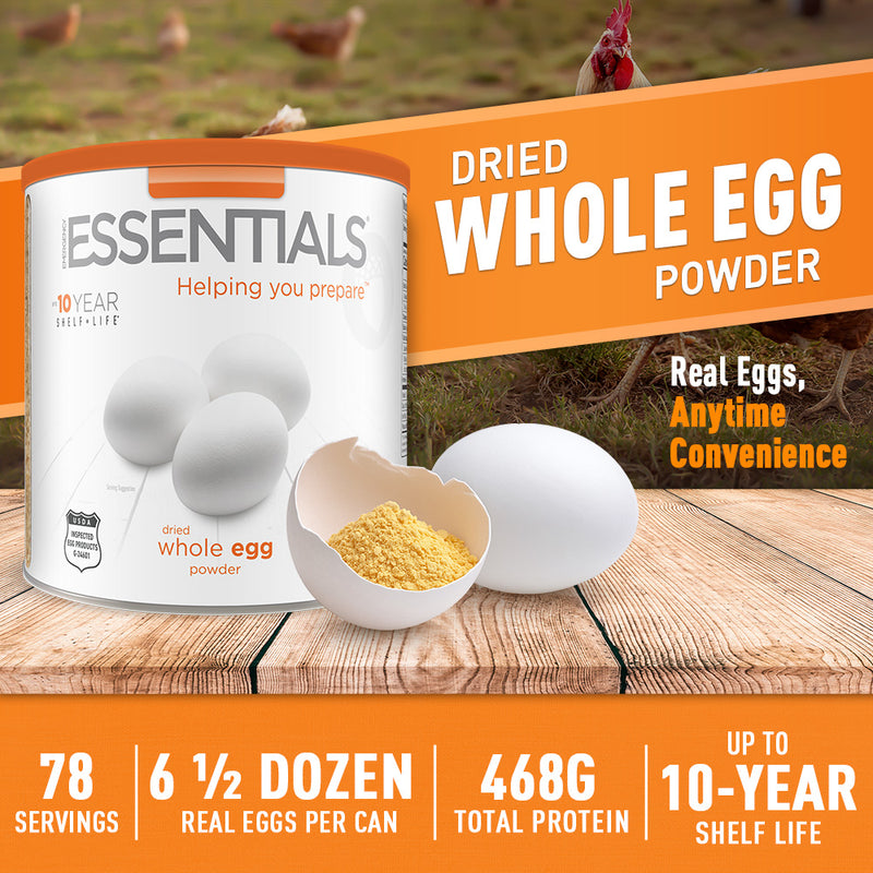 Emergency Essentials® Whole Egg Powder Large #10 Can – Be Prepared ...