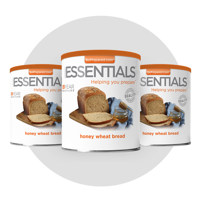 Emergency Essentials® Honey Wheat Bread Large #10 Can – Be Prepared ...