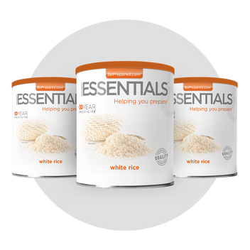 Emergency Essentials® White Rice Large #10 Can – Be Prepared ...