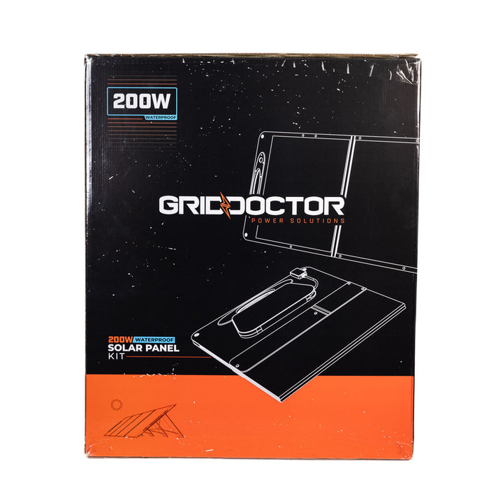 200W Solar Panel Kit by Grid Doctor for the 3300 & 2200 Solar Generato ...