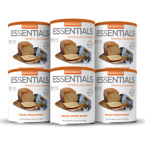 Emergency Essentials® Honey Wheat Bread Large #10 Can 6-Pack – Be ...