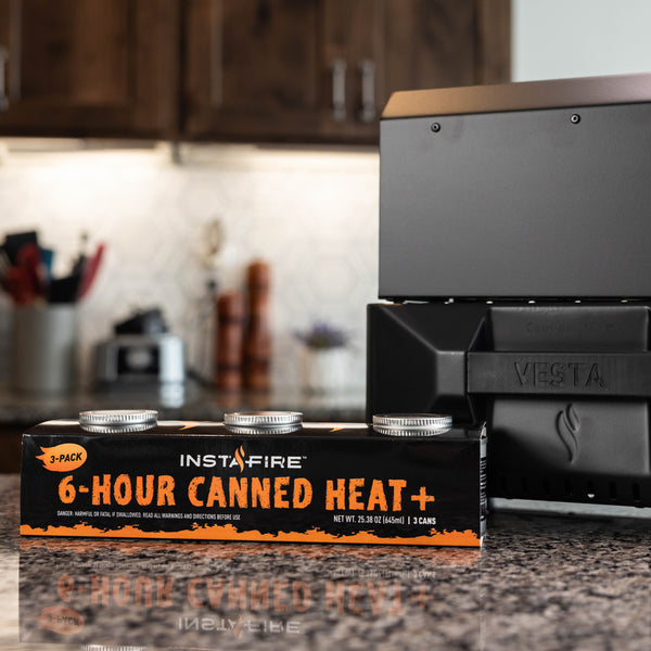 Canned Heat+ Extra Hot & Cooking Fuel by InstaFire – Be Prepared ...