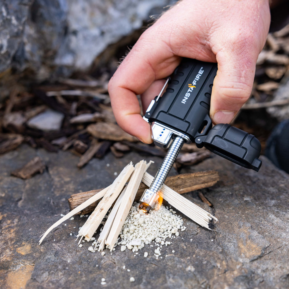 InstaFire Pocket Plasma Lighter with Flashlight – Be Prepared ...