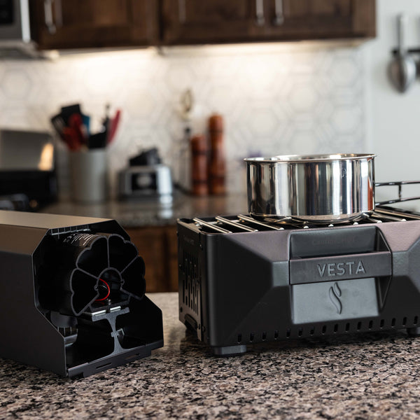 VESTA Indoor Space Heater & Cook Stove (WITH Self-Powered Fan) by Inst ...
