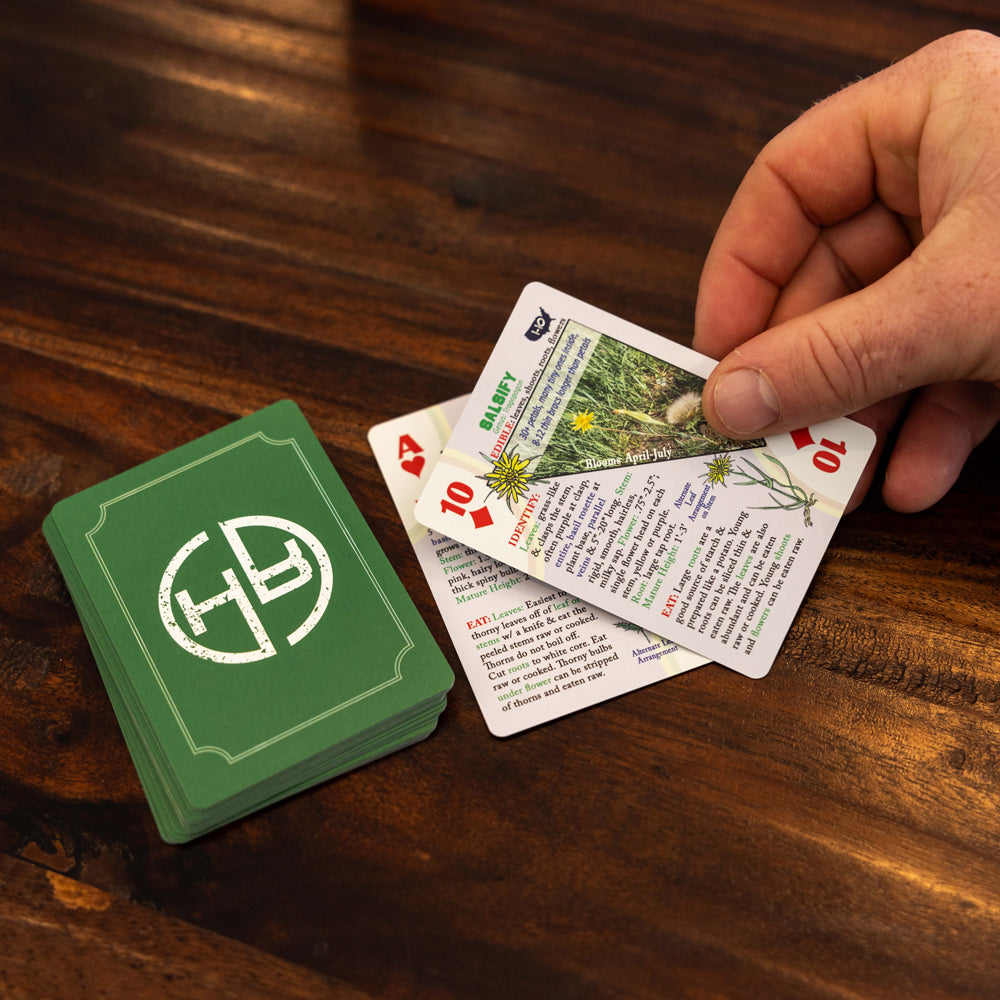 Edible Wild Foods Playing Cards for North America – Be Prepared ...