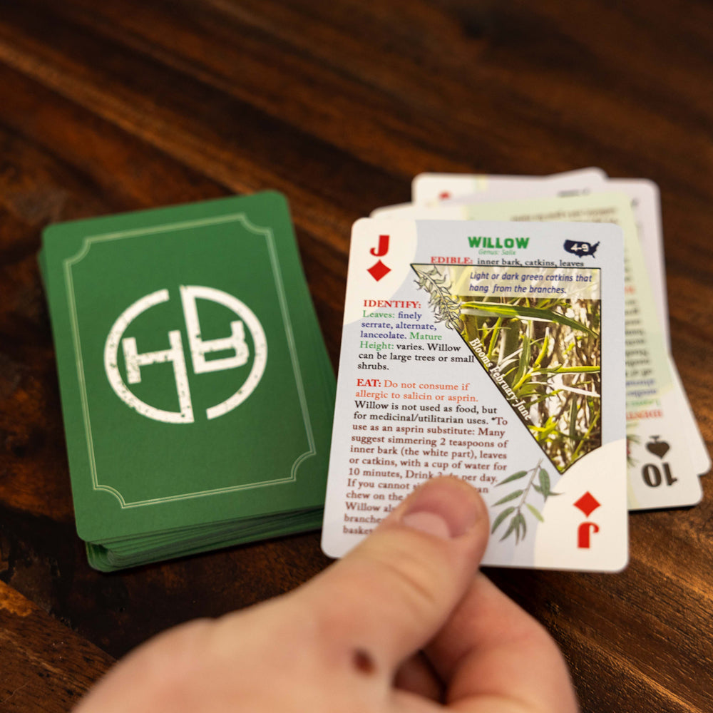 Edible Wild Foods Playing Cards for North America – Be Prepared ...