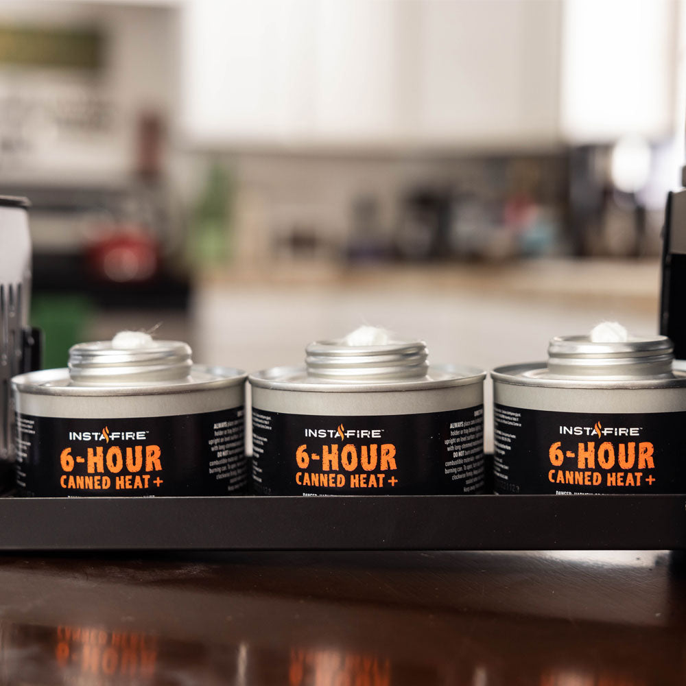 VESTA Self-Powered Indoor Space Heater & Cook Stove WITH 24 Canned Hea ...