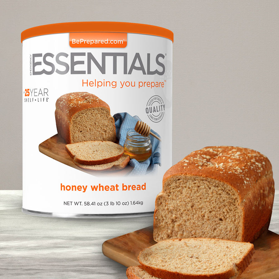 Emergency Essentials® Honey Wheat Bread Large #10 Can – Be Prepared ...