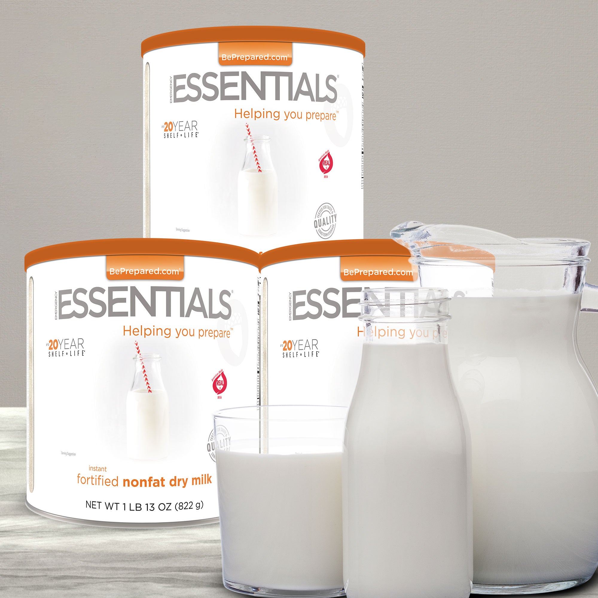 Emergency Essentials® Fortified Instant Nonfat Dry Milk Large (29 Ounc ...