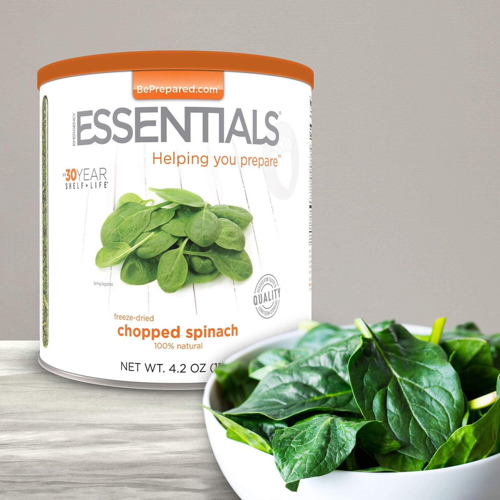 Emergency Essentials® Freeze-Dried Chopped Spinach Large #10 Can – Be ...